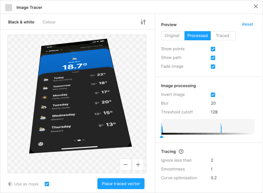 Image Tracer – Figma Plugin